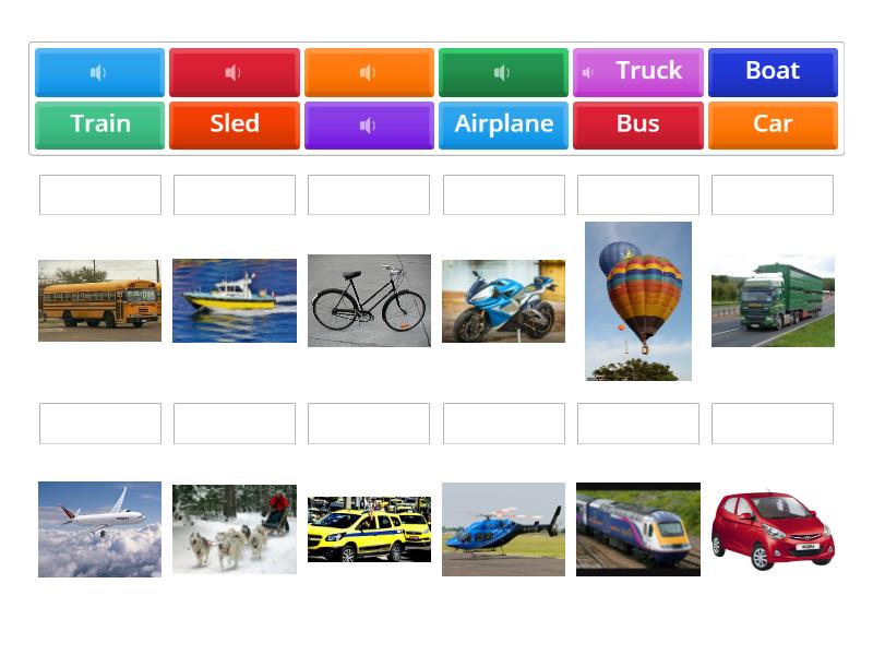 Transportation + Listening - Une las parejas