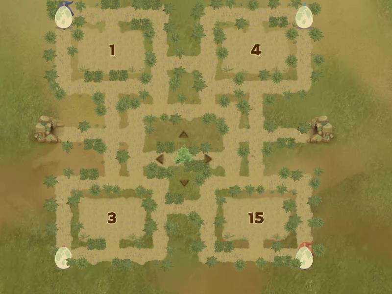 Subtraction Maze Chase - Persecución en el laberinto