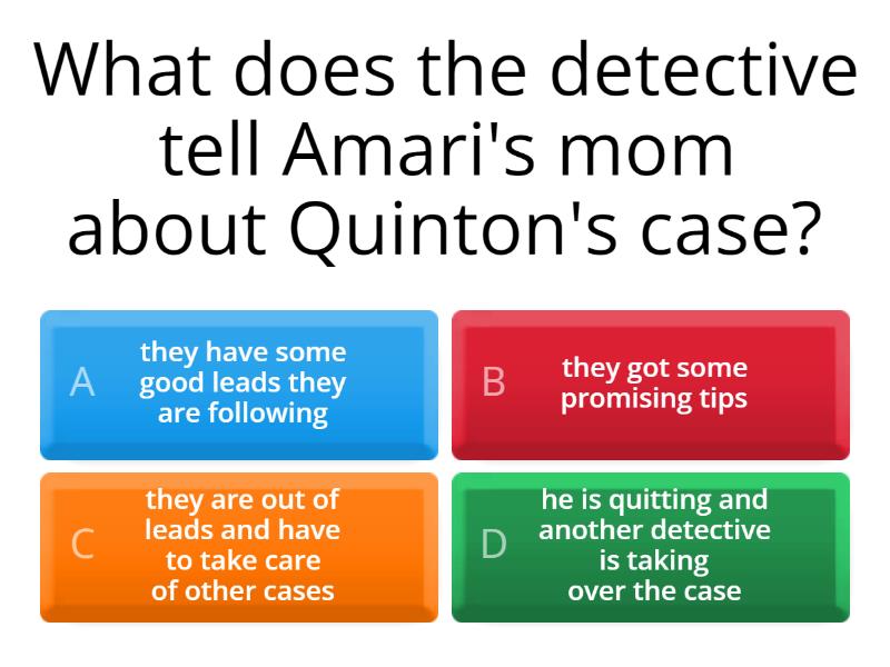 Amari and the Night Brothers - Chapters 22-24 - Quiz