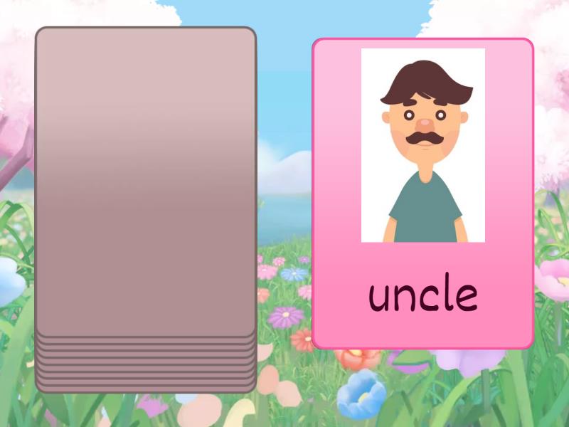 My little island 1 - unit 3 - family vocab - Speaking cards