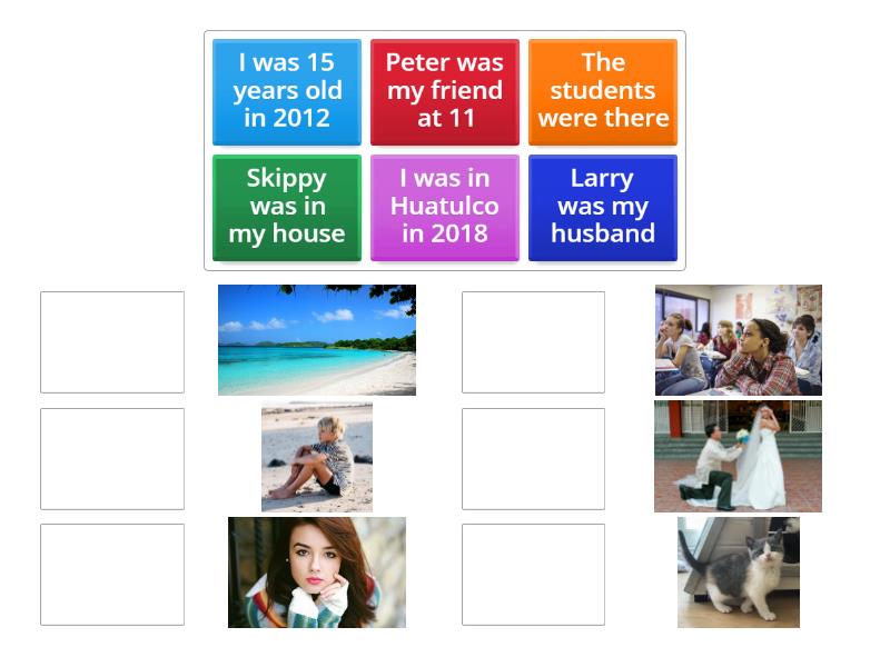 Past WAS WERE - Match up