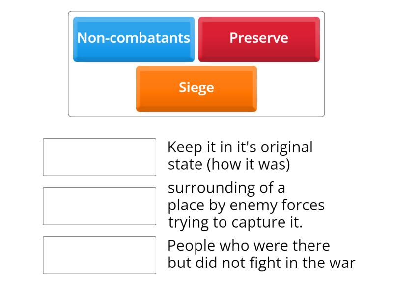 Chapter 5 Lesson 2 Vocabulary - Match up