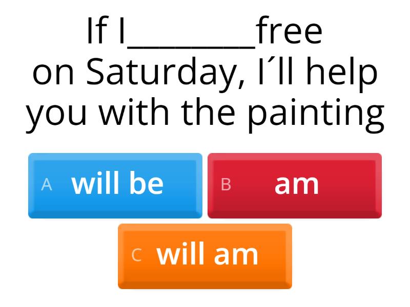 First conditional - Quiz