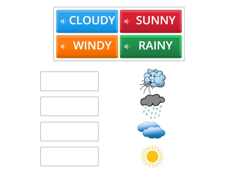 THE WEATHER - Match up
