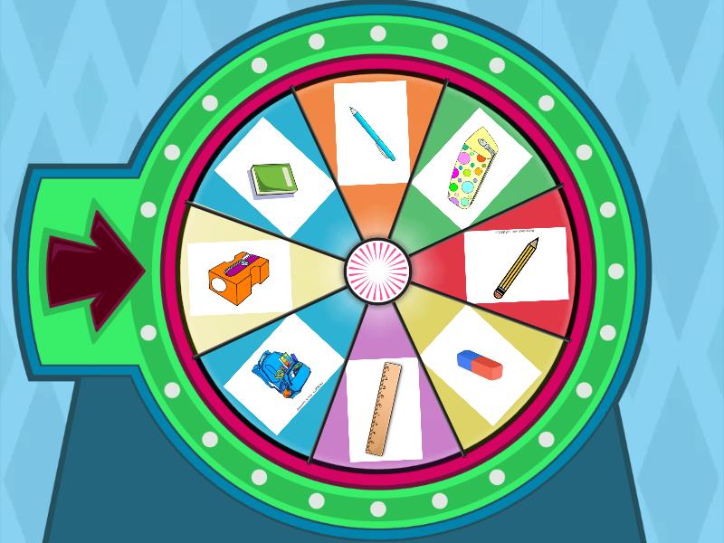 Say the object - wheel - Random wheel