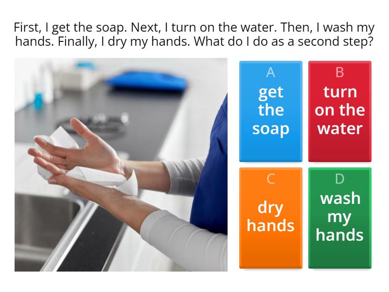 First, Next, Then, Finally - Quiz