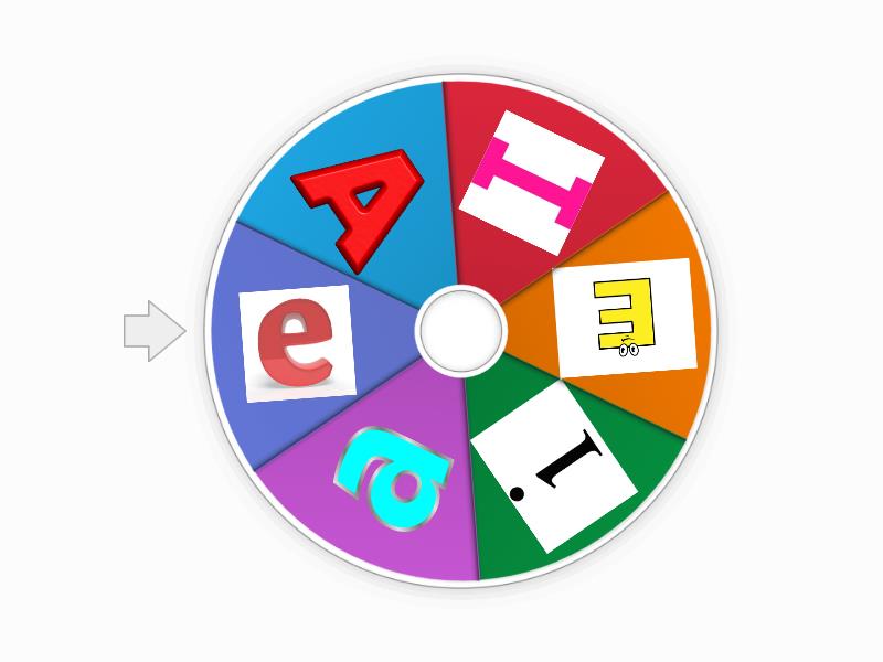 RUEDA DE VOCALES - Spin the wheel