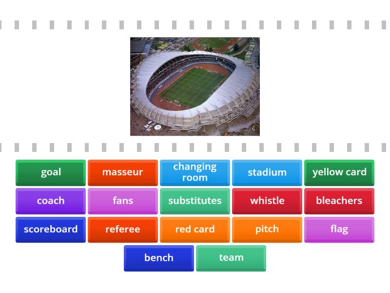 Football vocabulary - Find the match