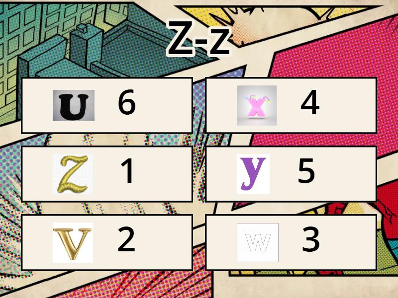 Lesson 30 (Letter Z) - game 1 - Quiz