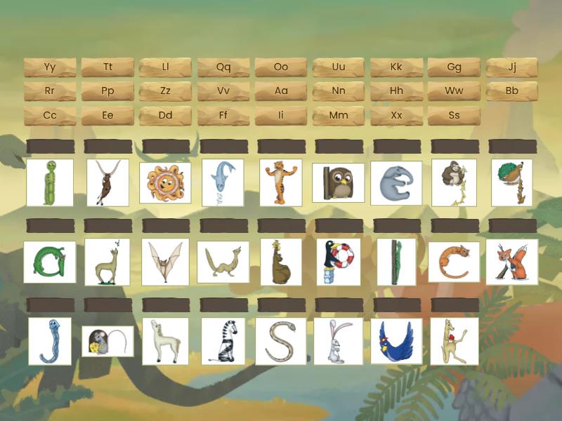 Zoophonics Matching Activity - Match up