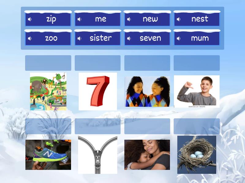 Team Together 1 Unit 4 Spelling - Match up
