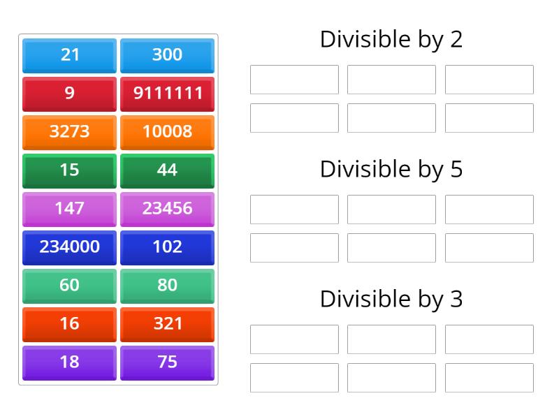 divisibility - Group sort