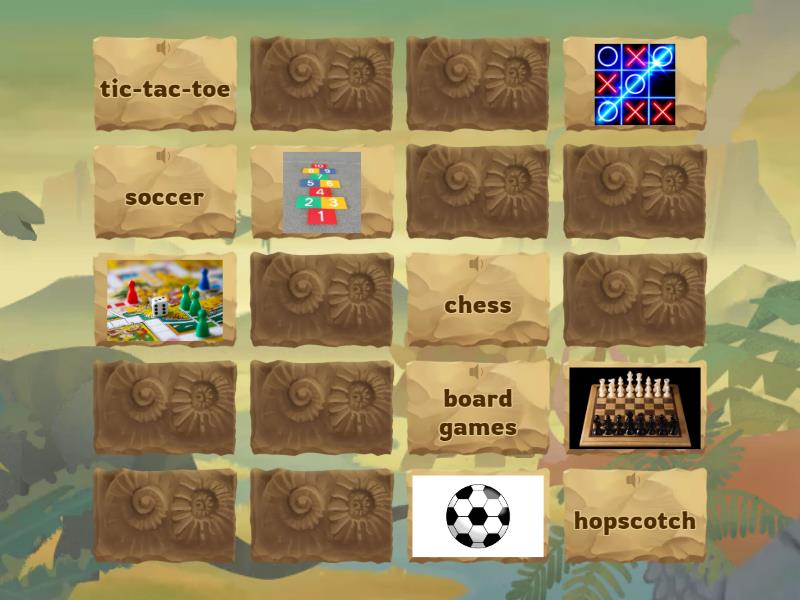 Games - Matching pairs