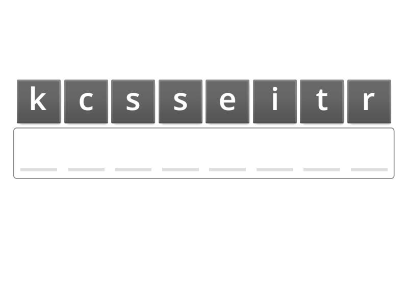 FF3 Unit 3 - Anagram