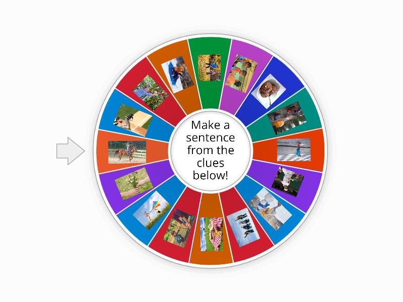 Speaking Practice - Spin the wheel