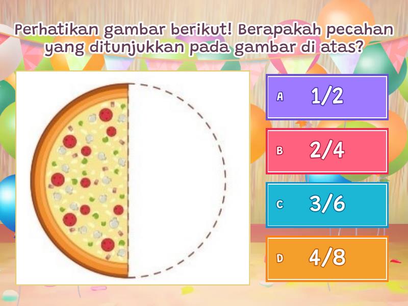 Pecahan dan Cuaca - Quiz