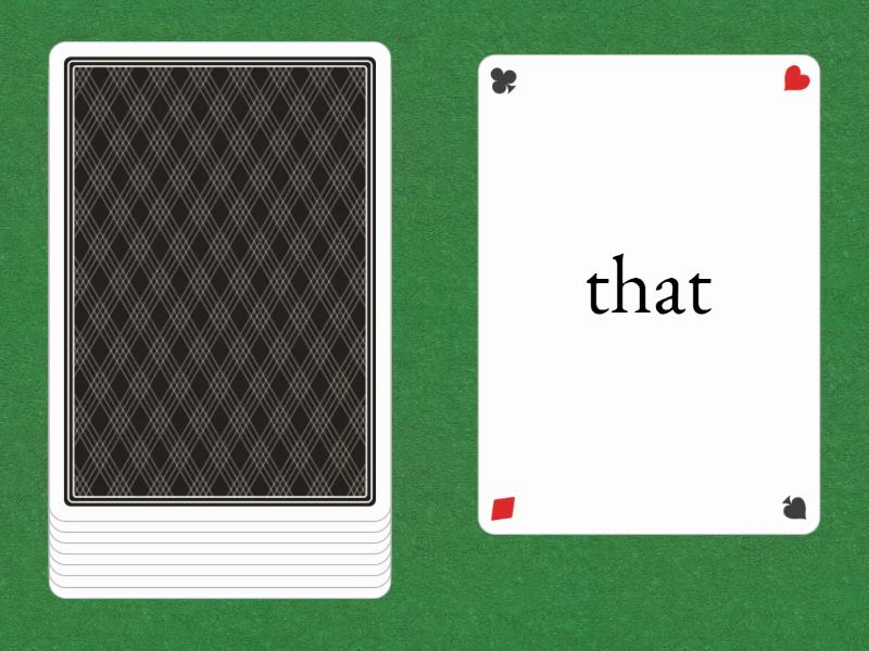 Instant Word Practice - Speaking cards