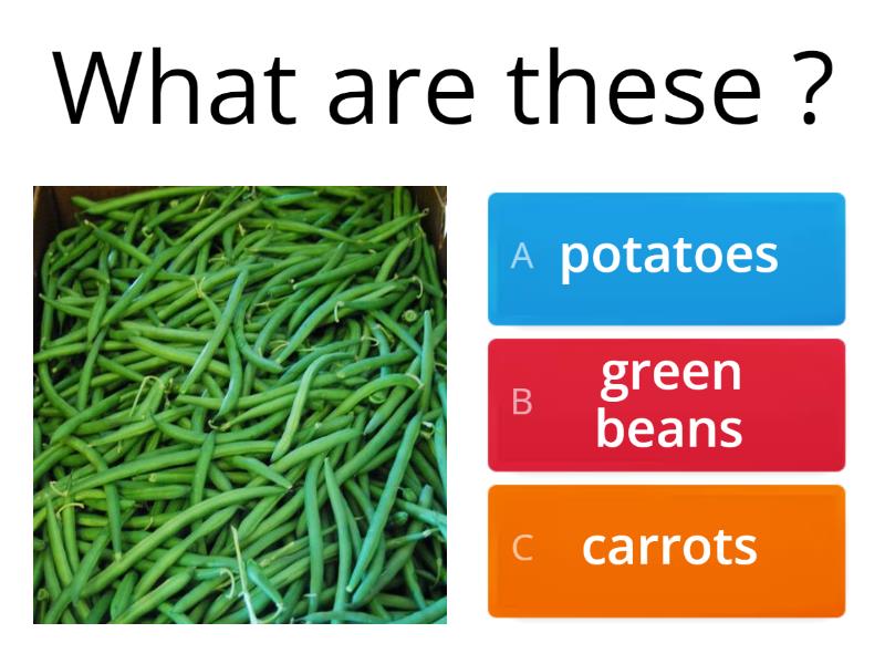 vegetables - Quiz