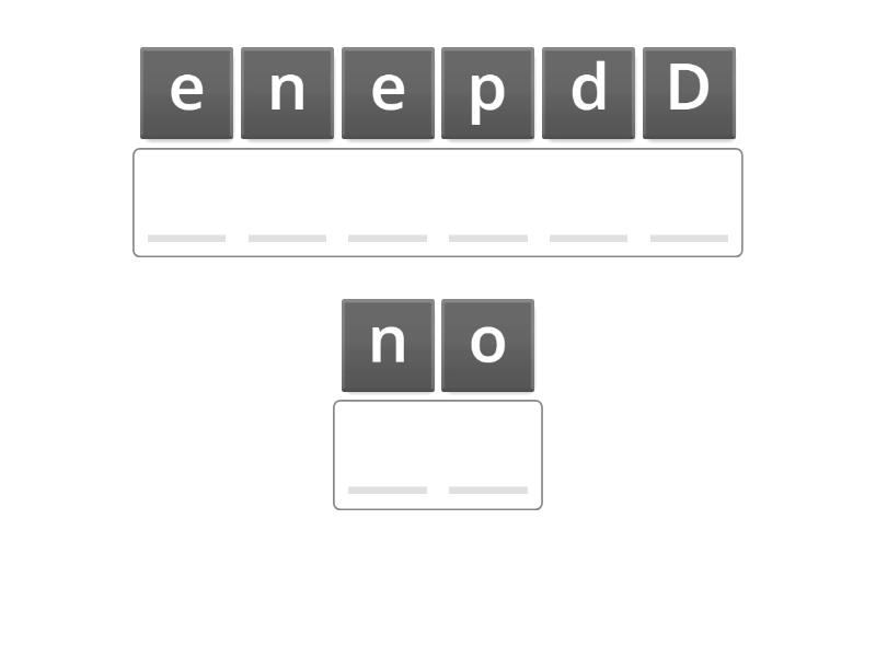 TOEIC BASIC - BT VERBS - Anagram
