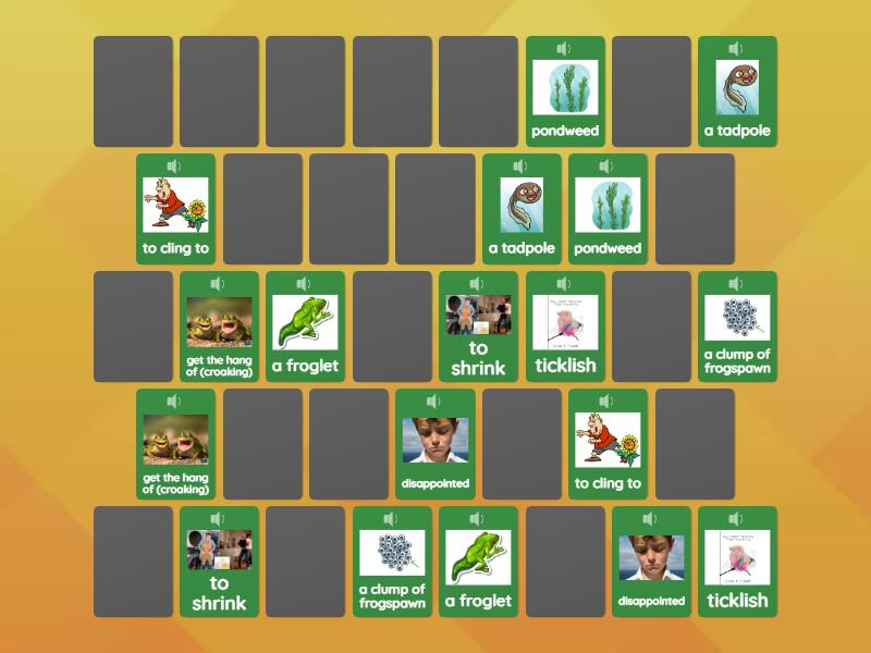 Perfect ribbit - Matching pairs