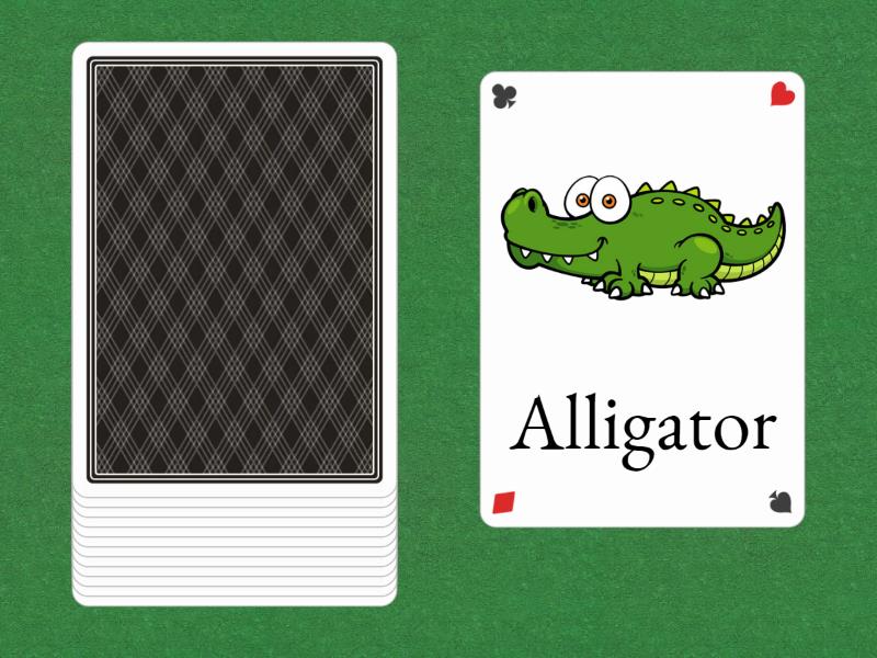 Zoo Animals (Vocabulary) - Speaking cards