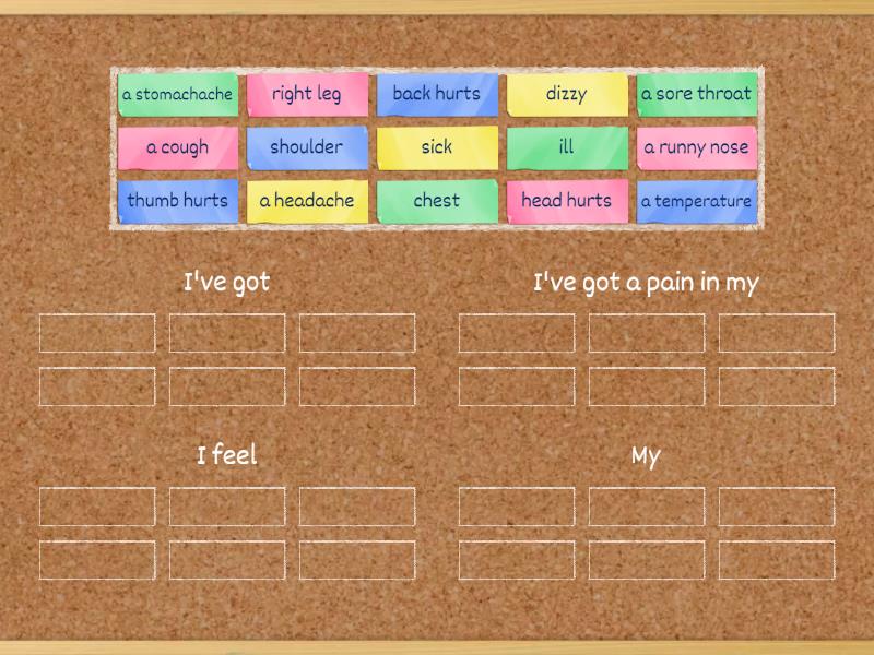 Focus 2 Unit 8.1 WS 8A - Group sort