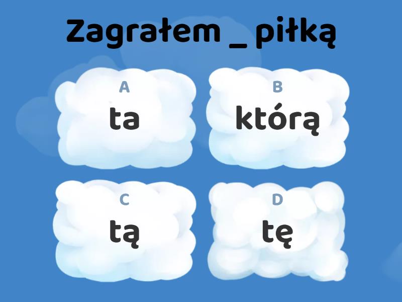 zaimki - Quiz