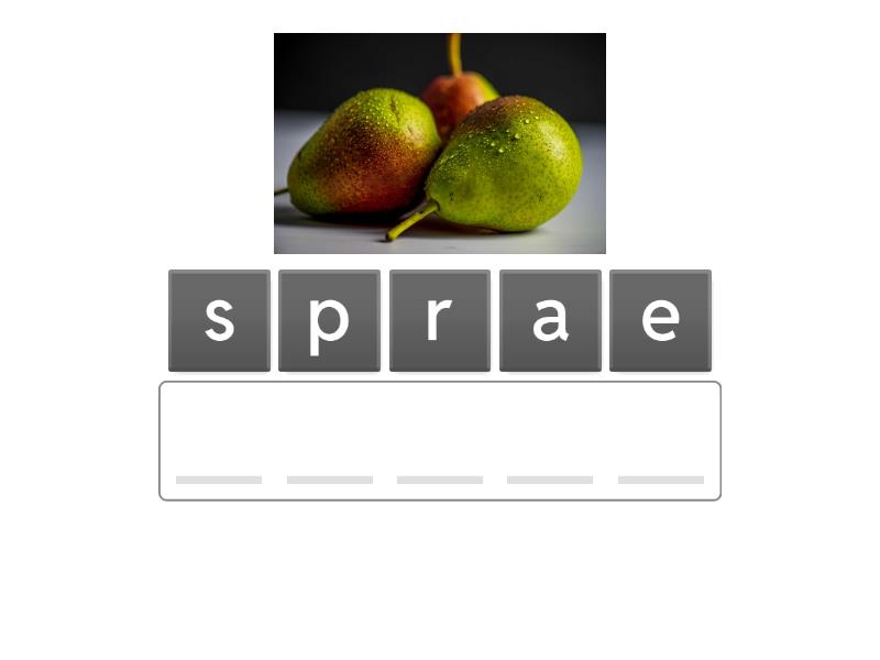 Get ready for starters unit 4 - Anagrama