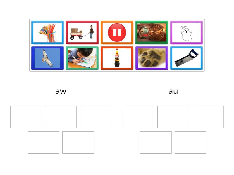 AW AU sounds - Group sort