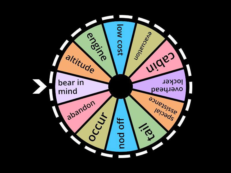 flight - Spin the wheel