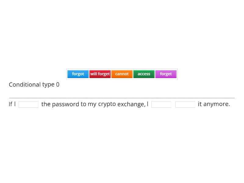 Conditionals - Complete the sentence