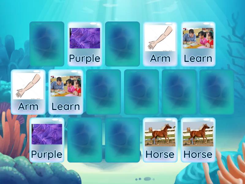 Medial R Words - Matching pairs