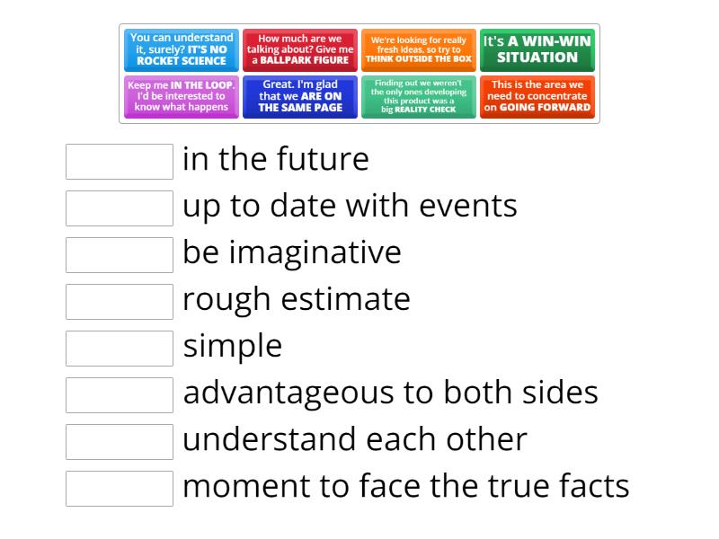 Buzz words - Match up