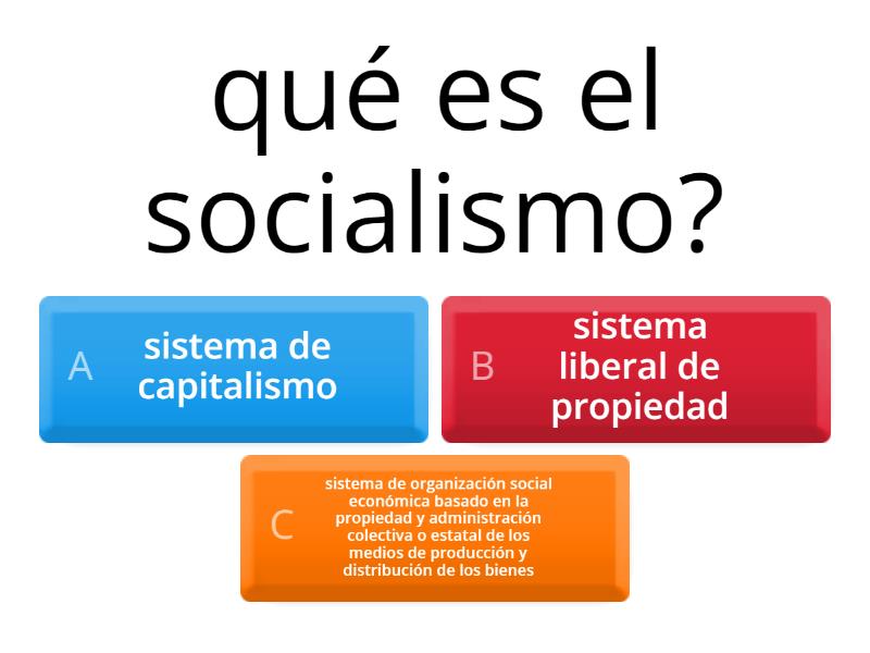 socialismo - Quiz