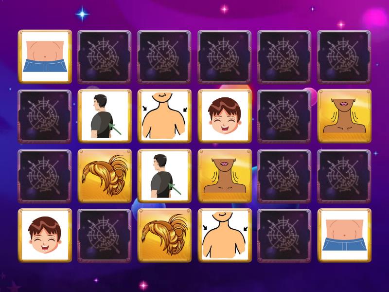 Parts of the body memory - Parejas