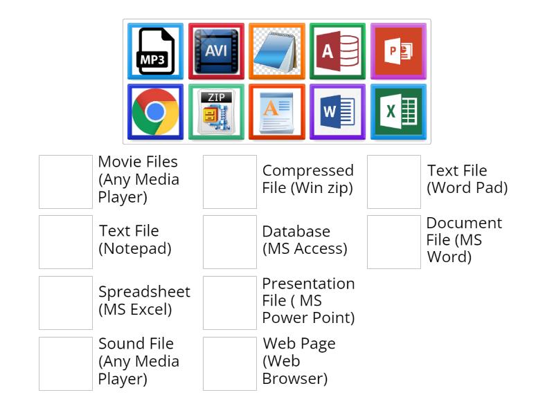 Match File type and File Extension - Match up