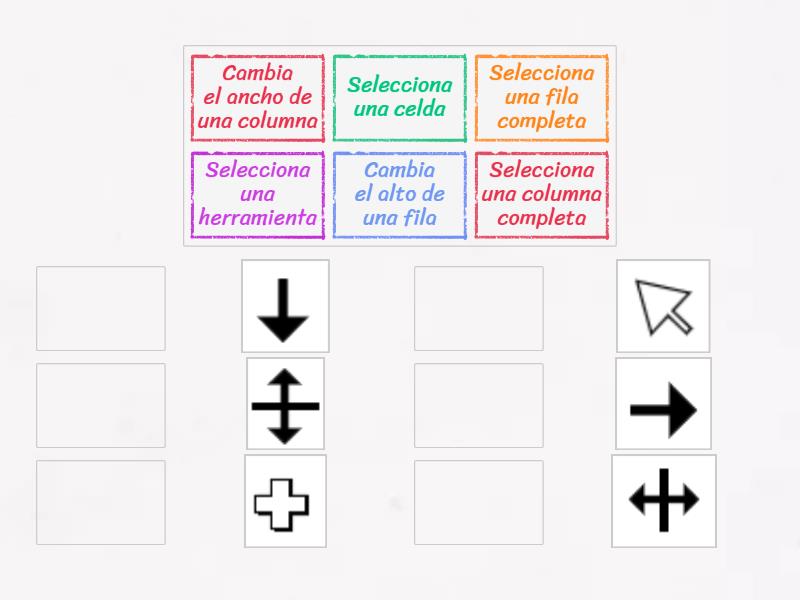 cursores excel - Match up
