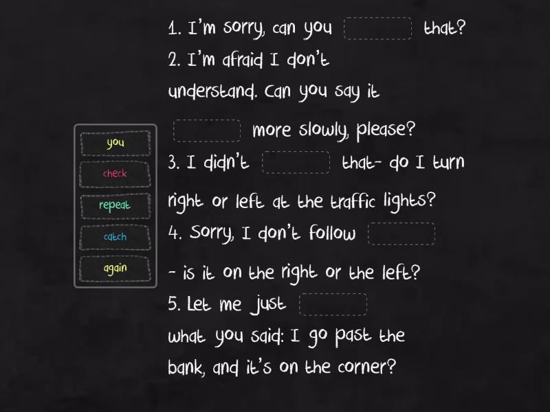 WHERE IS IT? - OPTIONAL EXTENSION - Complete the sentence