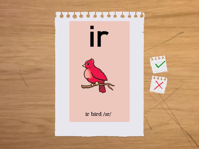 r-controlled vowels - Flash cards