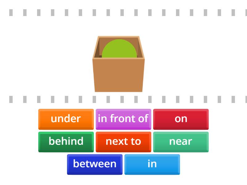 SO A1 Unit 6A Prepositions of place - find - Find the match