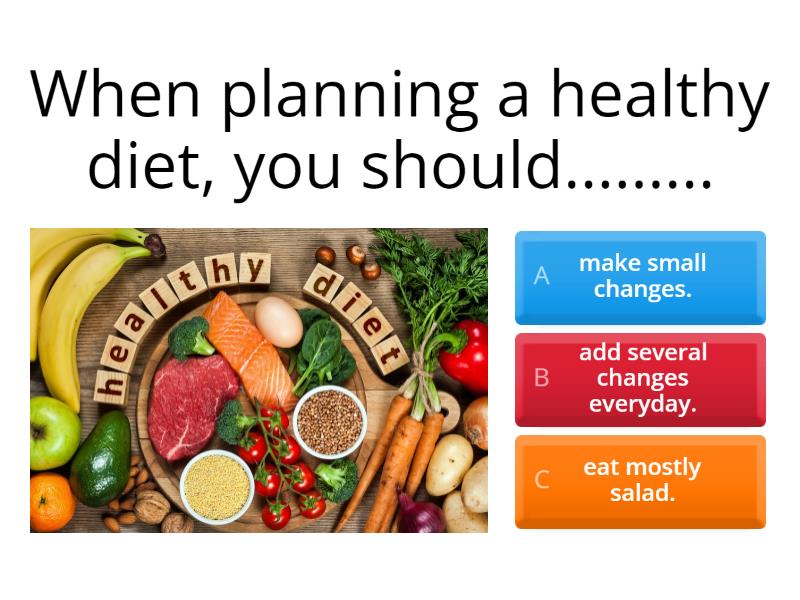 Healthy living. - Quiz
