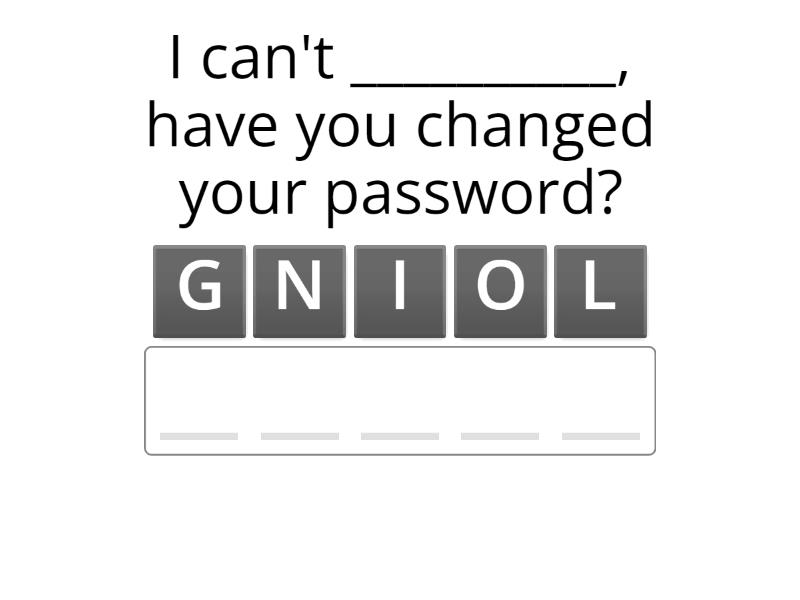 TECHNOLOGY VOCABULARY - Anagram