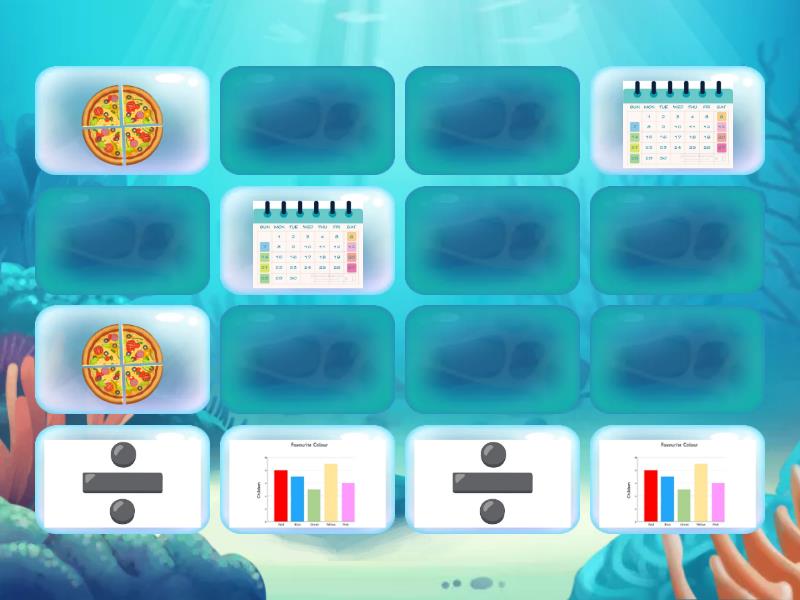 Math Memory Game 2 - Matching pairs