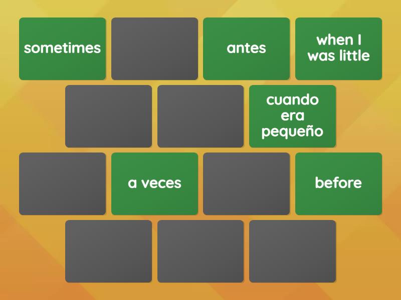Imperfect trigger words - Matching pairs
