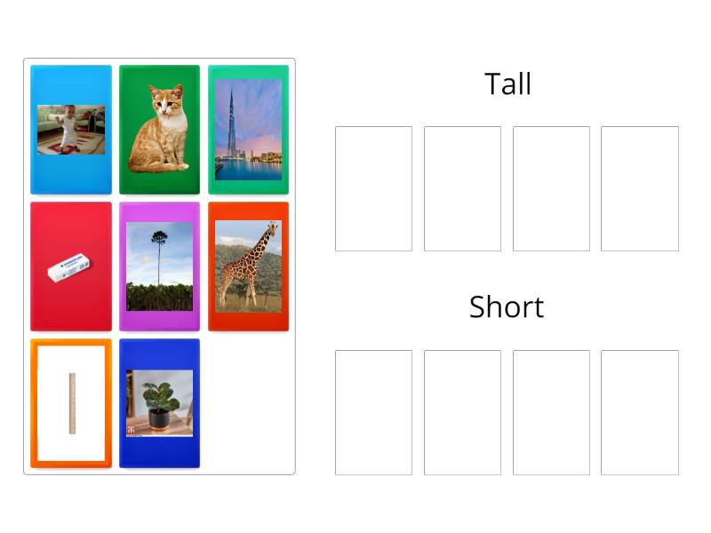 short or tall - Group sort