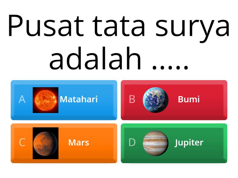 Tata Surya - Quiz