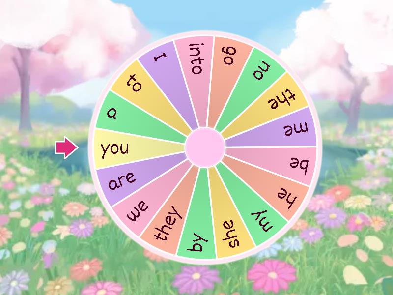Tricky words - Spin the wheel