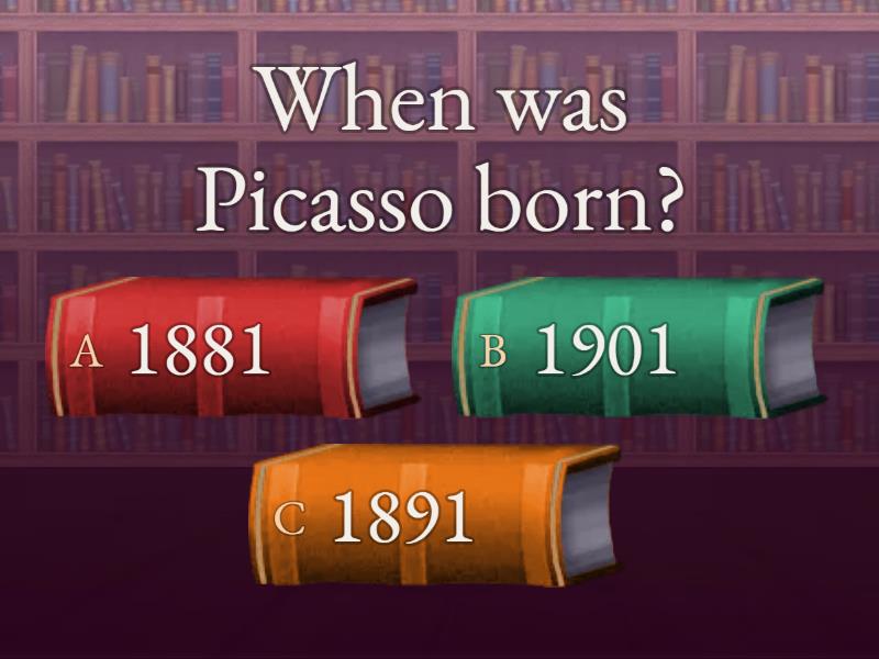 Exploring Pablo Picasso - Quiz