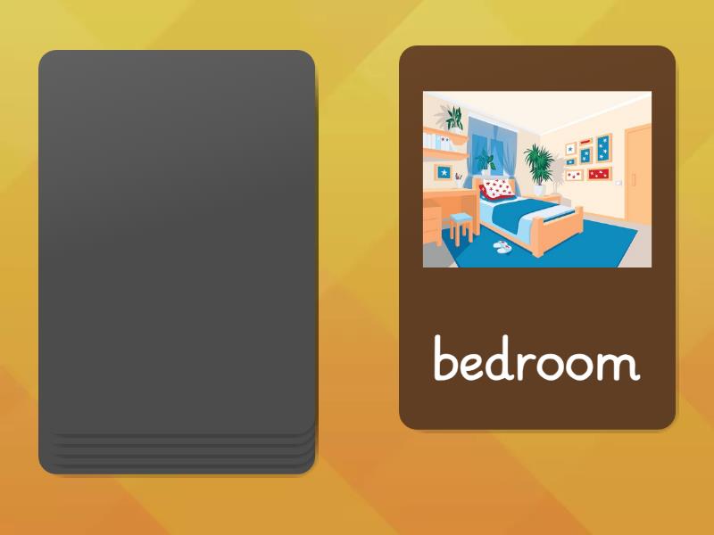 Rooms in the house - Speaking cards