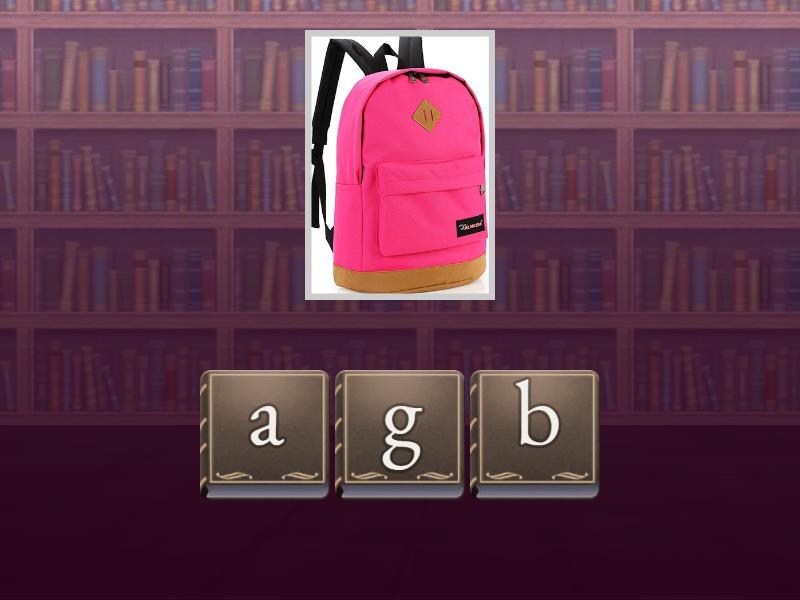 Unit 7. In the lesson - Anagram